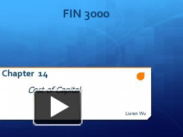 PPT – FIN 3000 PowerPoint presentation | free to download - id: 4007aa-NzM5M