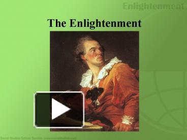 PPT – The Enlightenment PowerPoint presentation | free to download - id ...