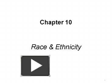 PPT – Race PowerPoint presentation | free to view - id: 4012f8-YTFlN