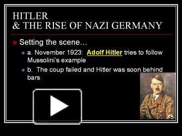 HITLER presentation | free to view