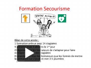 Formation Secourisme presentation | free to view