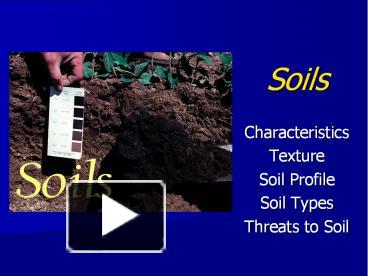 Soils presentation | free to download