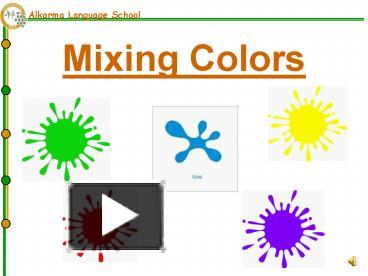 Mixing Colors presentation | free to download
