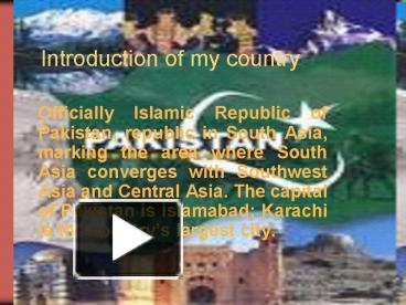 Introduction of my country presentation | free to view