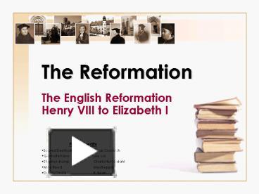 PPT – The Reformation PowerPoint presentation | free to download - id ...