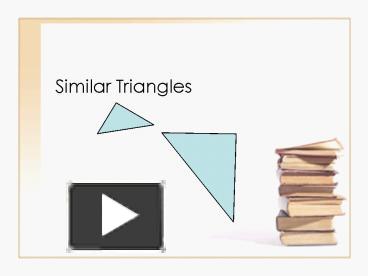 Similar Triangles presentation | free to download