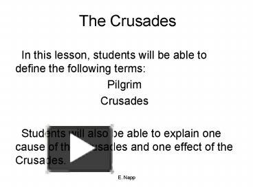 PPT – The Crusades PowerPoint presentation | free to download - id ...