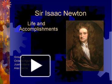 Sir Isaac Newton presentation | free to download