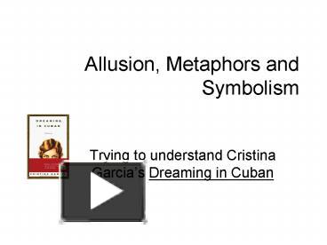 Allusion, Metaphors and Symbolism presentation | free to view
