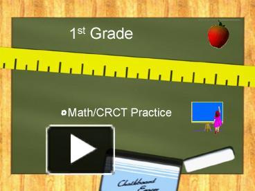 1st Grade presentation | free to view