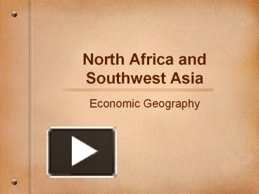 PPT – North Africa and Southwest Asia PowerPoint presentation | free to ...