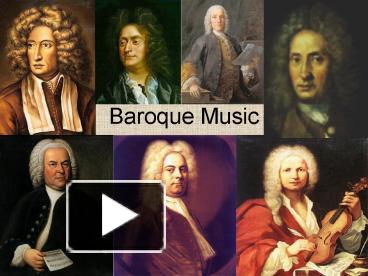 Baroque Music presentation | free to download