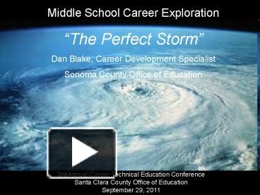 Middle School Career Exploration presentation | free to view