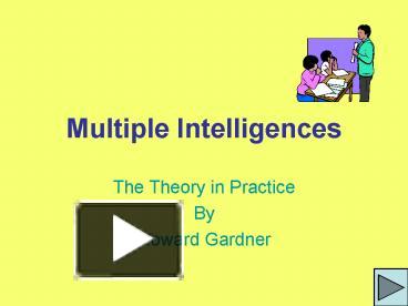PPT – Multiple Intelligences PowerPoint presentation | free to view ...