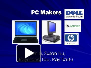 PC Makers presentation | free to download