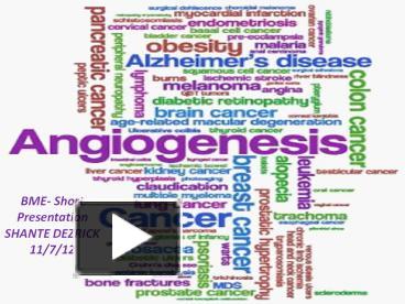 Angiogenesis presentation | free to download