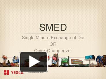 SMED presentation | free to view