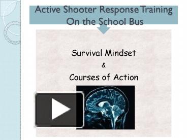 Survival Mindset presentation | free to view