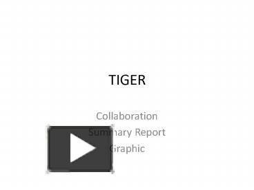 PPT – TIGER PowerPoint presentation | free to download - id: 4282af-ODFlM