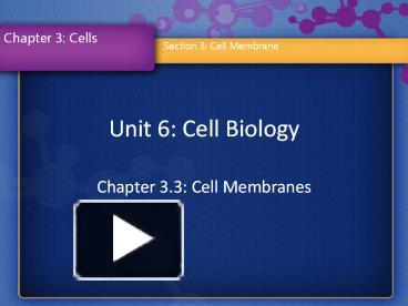 Unit 6: Cell Biology presentation | free to download