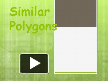 Similar Polygons presentation | free to download