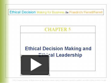 Ethical Decision Making and Ethical Leadership presentation | free to ...