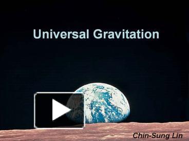 Universal Gravitation presentation | free to download