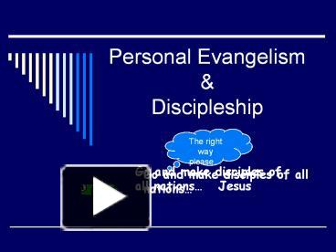 Personal Evangelism presentation | free to download