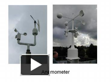 Anemometer presentation | free to download
