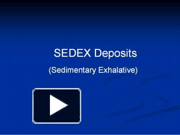 SEDEX Deposits presentation | free to download