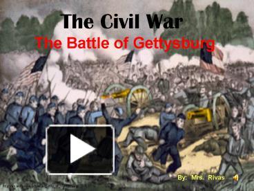 PPT – The Battle of Gettysburg PowerPoint presentation | free to view ...