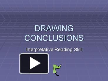 DRAWING CONCLUSIONS presentation | free to download