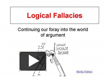 Logical Fallacies presentation | free to download