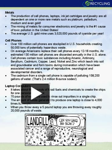 Metals presentation | free to download