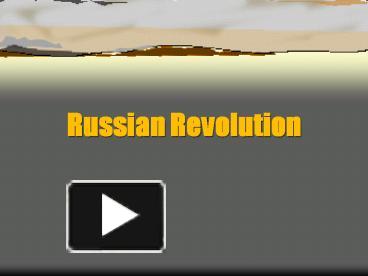 Russian Revolution presentation | free to view