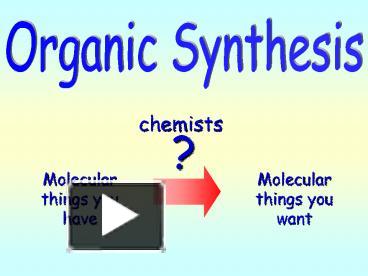 Organic Synthesis presentation | free to view
