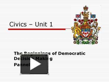 PPT – Civics PowerPoint presentation | free to view - id: 43d2f7-ZDFiO