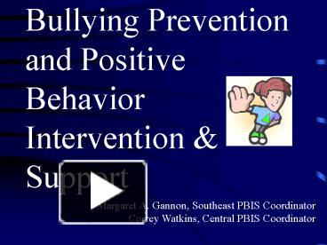 PPT – Preventing Bullying PowerPoint presentation | free to download ...