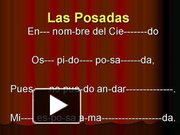 PPT – Las Posadas PowerPoint presentation | free to download - id ...