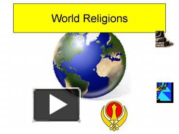 World Religions presentation | free to view