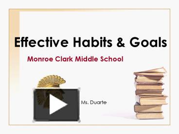 Effective Habits presentation | free to view