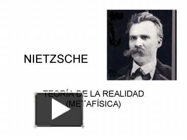 PPT – NIETZSCHE PowerPoint presentation | free to download - id: 440505 ...