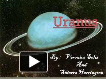 Uranus presentation | free to view
