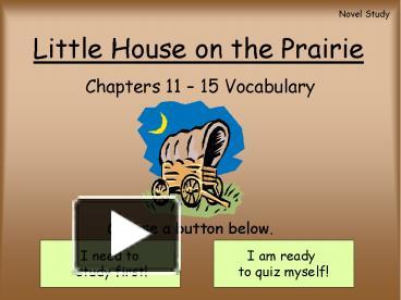 PPT – Little House on the Prairie PowerPoint presentation | free to ...