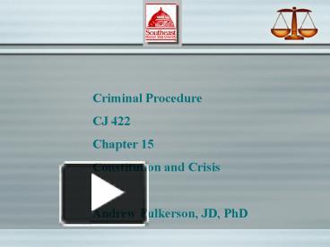 Criminal Procedure presentation | free to view