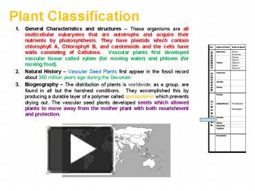 Plant Classification presentation | free to download