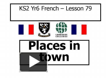 KS2 Yr6 French presentation | free to download