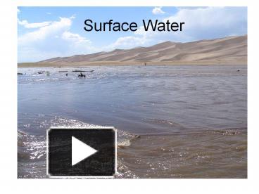 PPT – Surface Water PowerPoint presentation | free to download - id ...