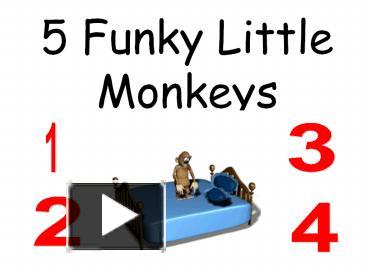 5 Funky Little Monkeys presentation | free to download