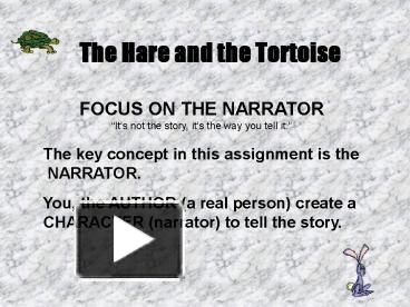The Hare and the Tortoise presentation | free to view